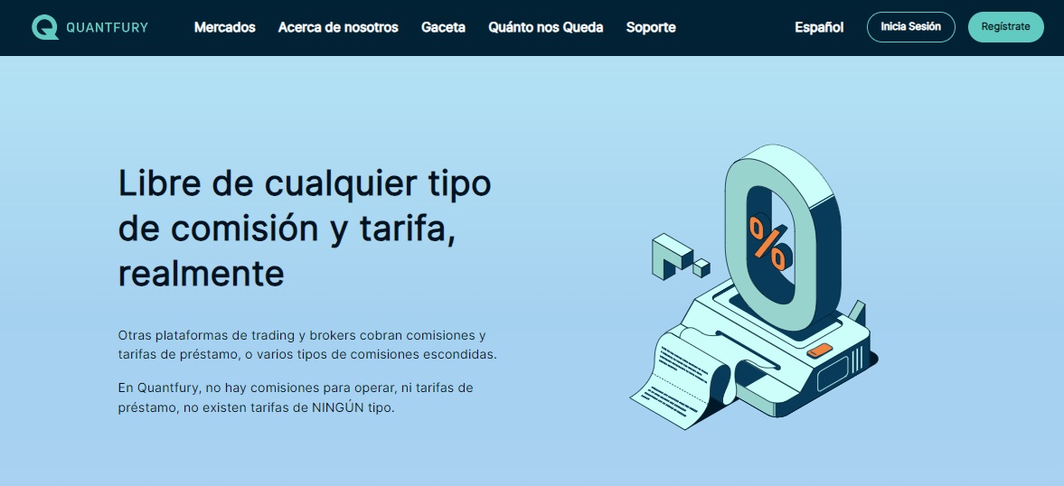 Quantfury: Análisis y Opiniones del Bróker Sin Comisiones 💯